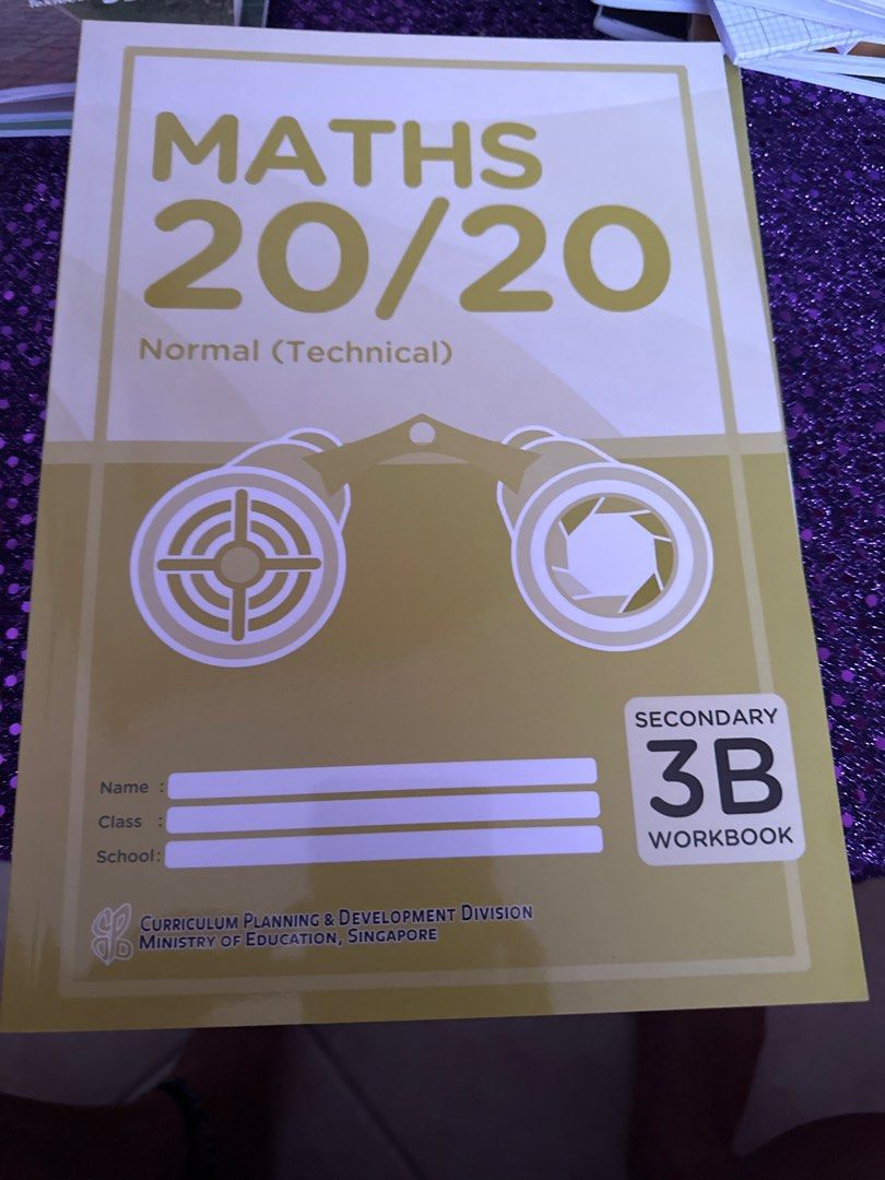 Sec 3 NT Maths workbook n textbook, Hobbies & Toys, Books & Magazines ...