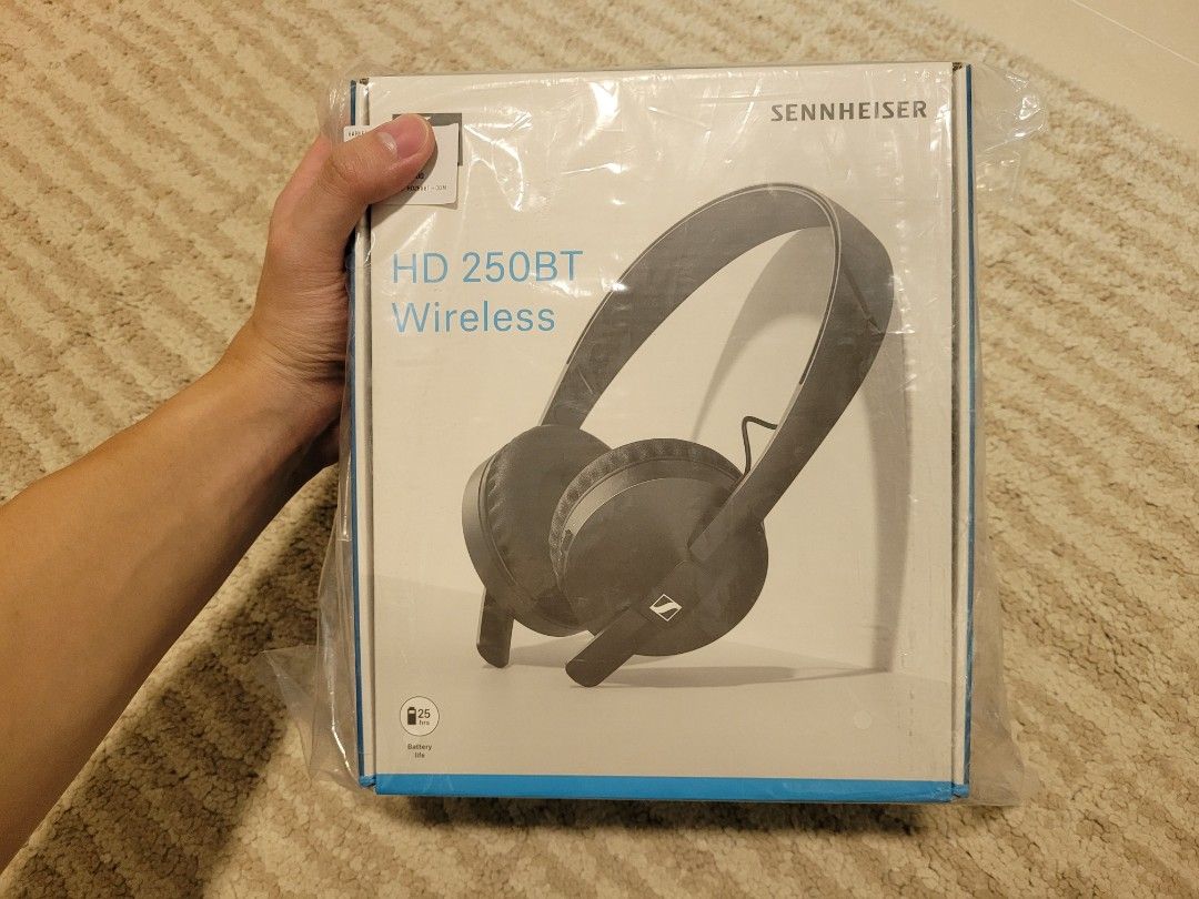 Sennheiser HD 250 BT Bluetooth Wireless Headphones, Audio, Headphones ...