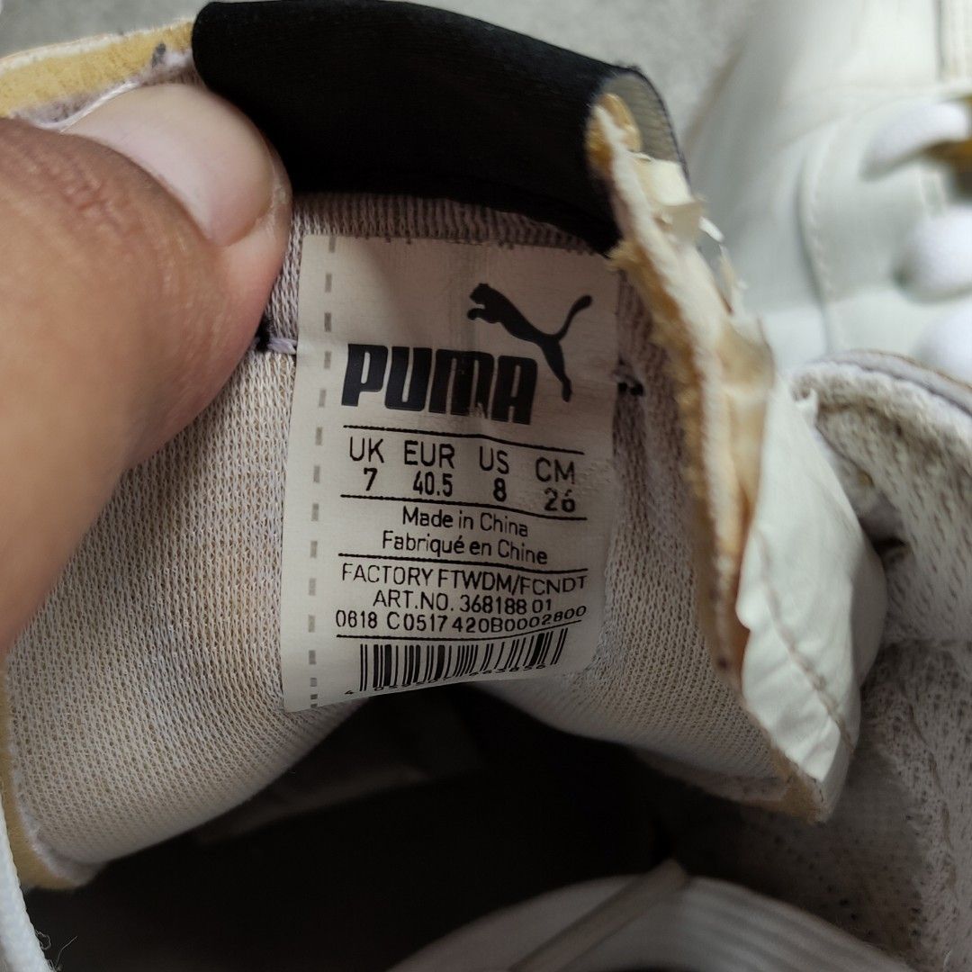 sepatu BTS x puma original second ada minus, Fesyen Pria, Sepatu ...