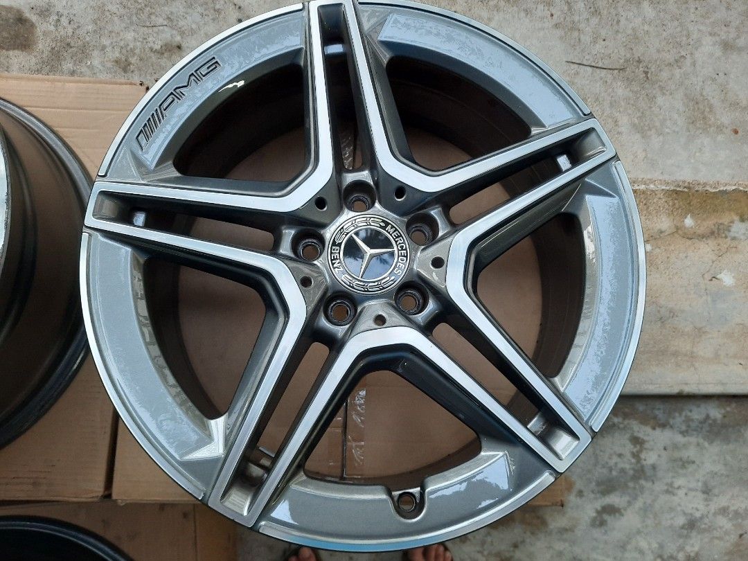 Set of 4 x 18" Original Mercedes Benz AMG Rims PCD 5x112, Car ...