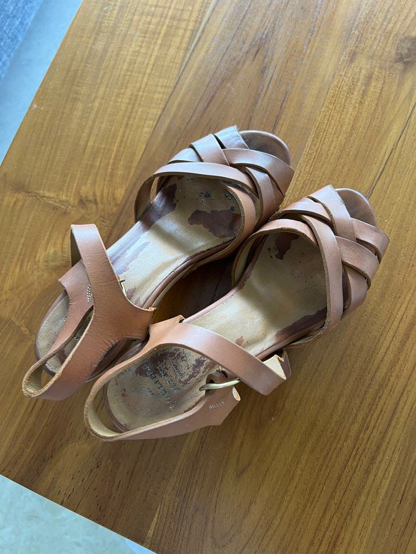 Sezane Isabelle Leather Clog Sandals Size 39, Women's Fashion, Footwear ...