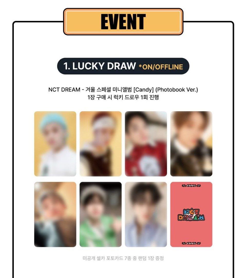 SG GO NCT DREAM CANDY POP UP STORE KWANGYA HONGDAE EVERLINE MARK RENJUN ...