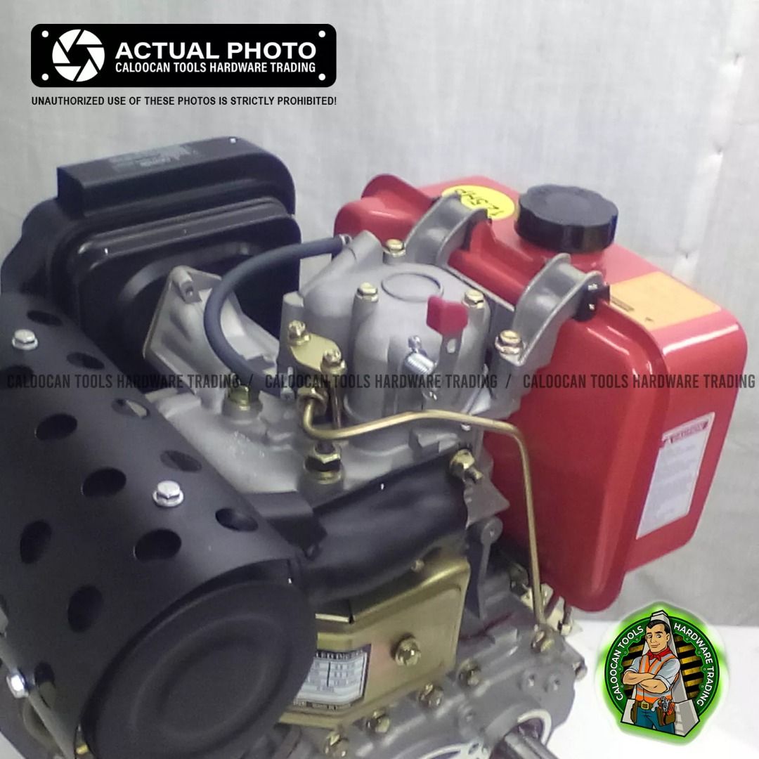 SHINMAX Air-cooled Diesel Engine 12.5HP Lower Speed STD AMTEC Certified ...