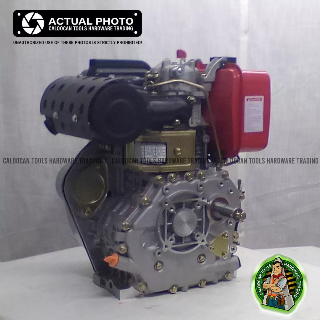 SHINMAX Air-cooled Diesel Engine 12.5HP Lower Speed STD AMTEC Certified ...