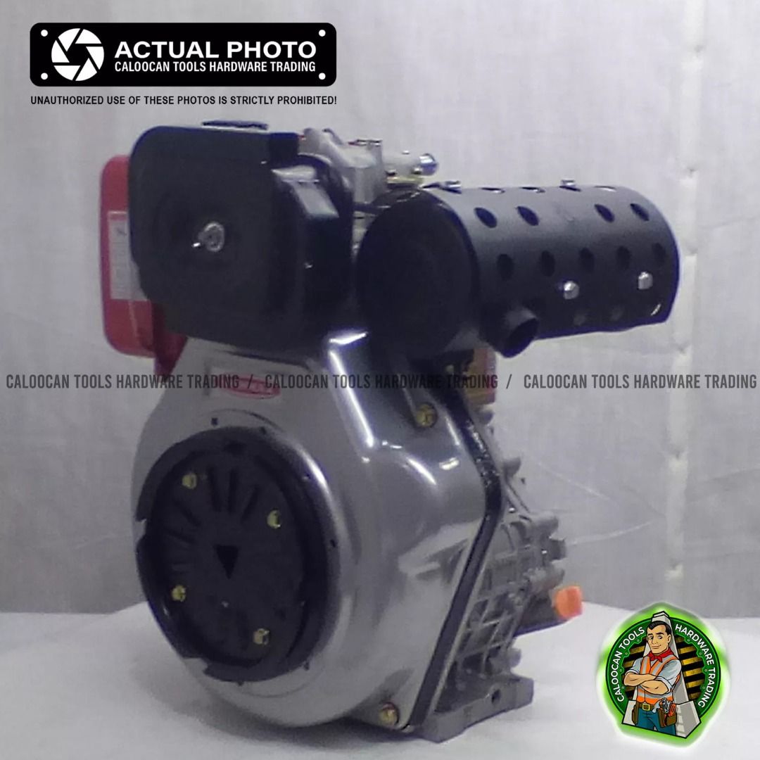 SHINMAX Air-cooled Diesel Engine 12.5HP High Speed STD with 8" AL ...