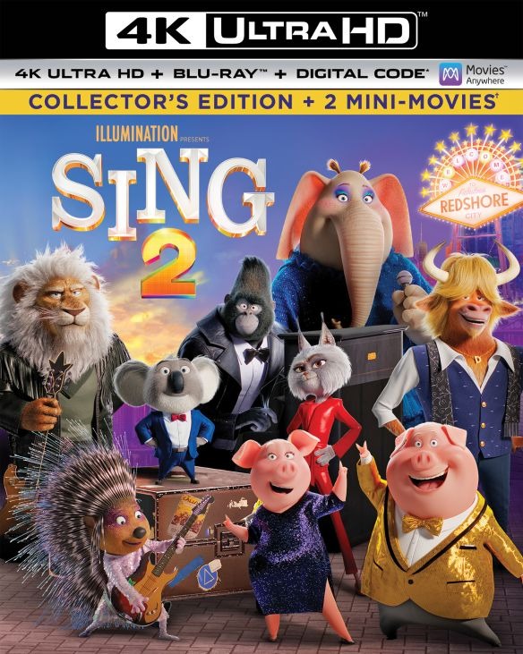 Sing 2 Collector's Edition [4K Ultra HD + Bluray], Hobbies & Toys ...
