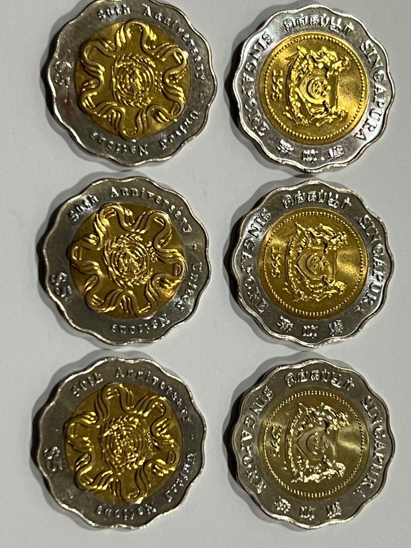 Singapore $5 coin, Hobbies & Toys, Memorabilia & Collectibles, Currency ...