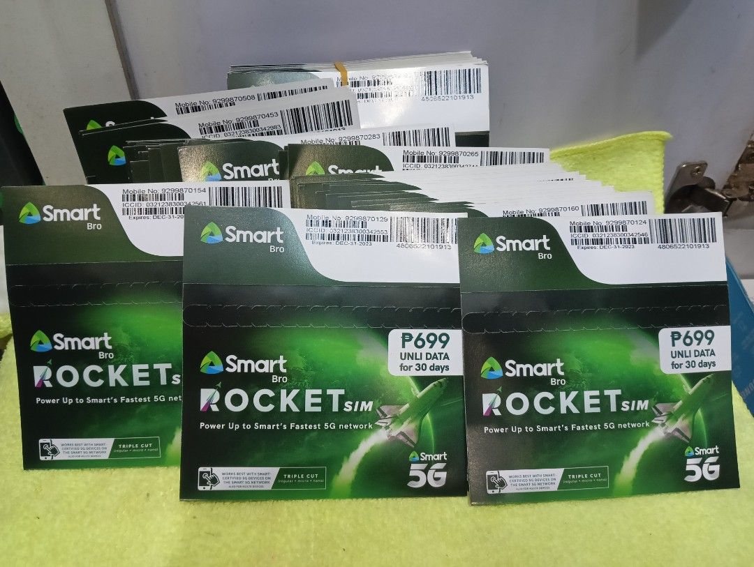 SMART ROCKET SIM 30DAYS (NEW RELEASED), Mobile Phones & Gadgets, Mobile ...