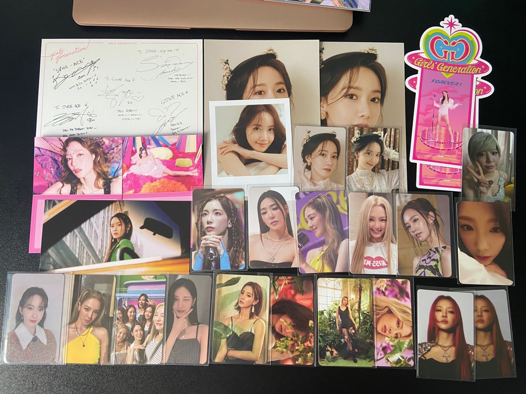 SNSD Girls generation forever1 f1 LLL fortune scratch card lil touch ...