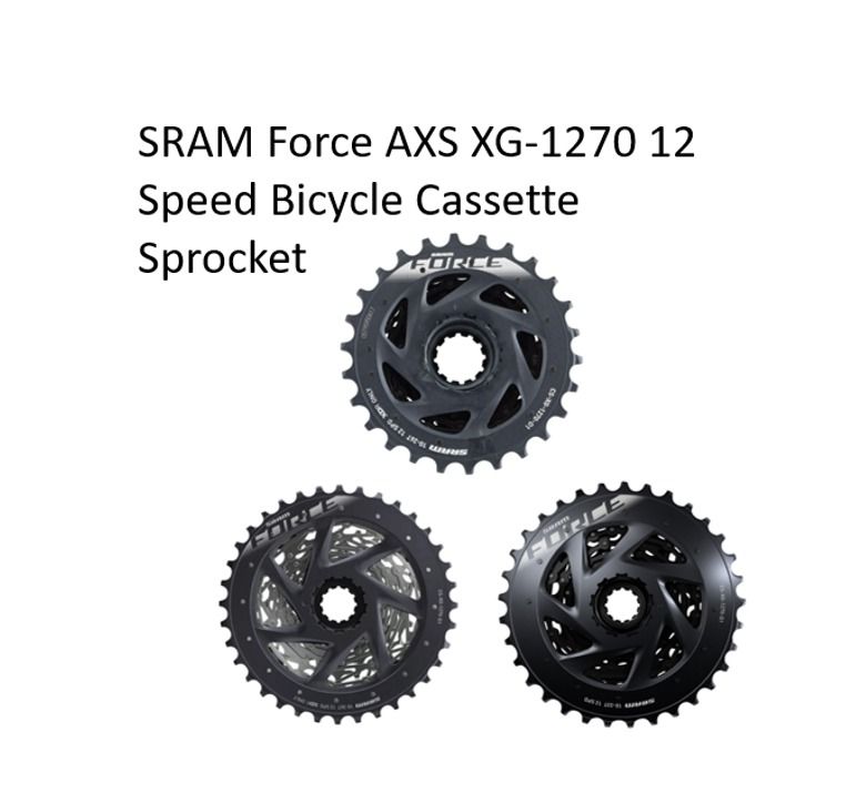 Sram Force AXS XG-1270 12 Speed Bike Bicycle Cassette Sprocket, Sports Equipment, Bicycles ...