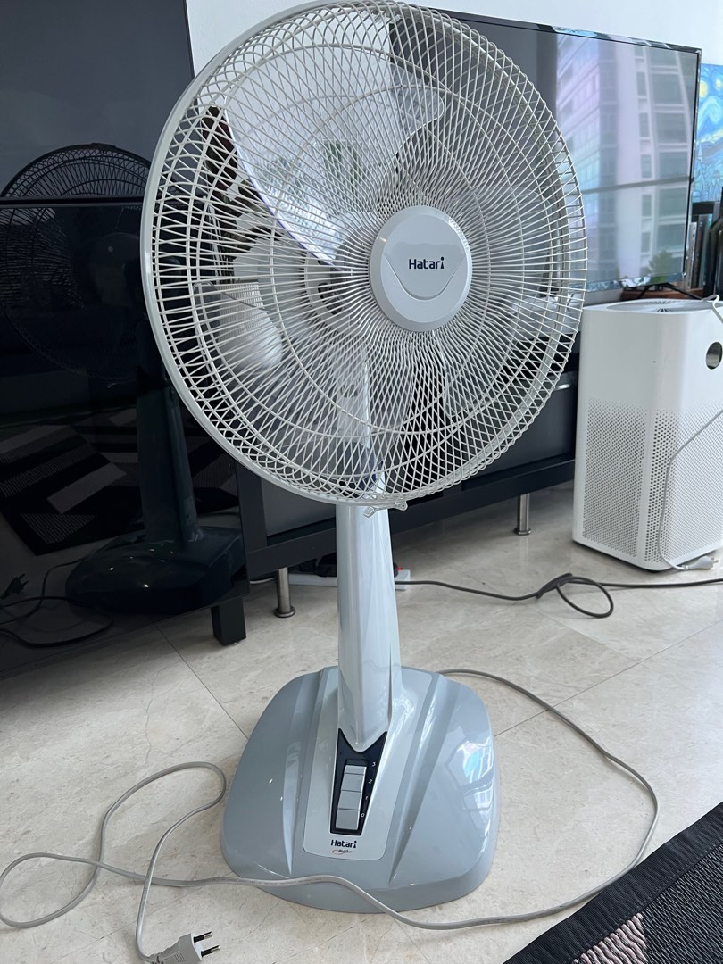Standing fan. Height adjustable 90-110cm, Furniture & Home Living ...