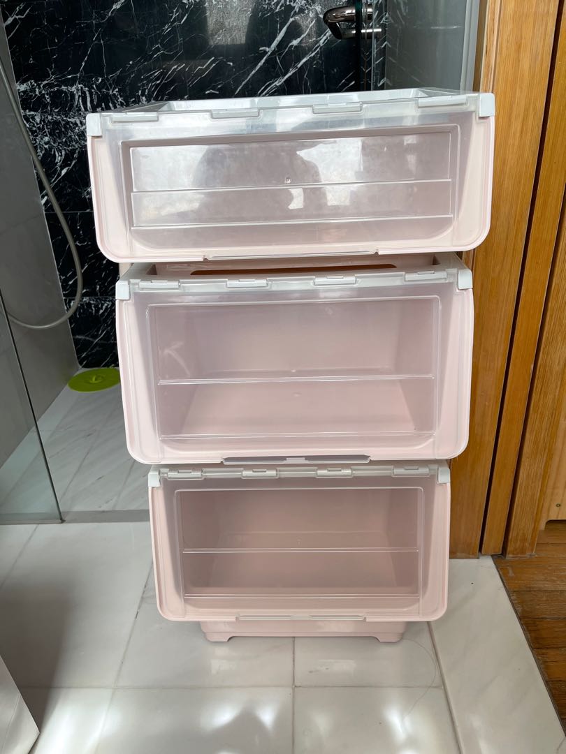 6 boxes Storage Box 3*3set, Furniture & Home Living, Home Improvement ...