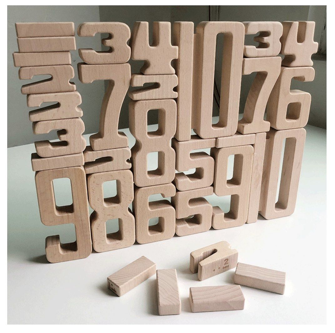 SumBlox Wooden number blocks, Hobbies & Toys, Toys & Games on Carousell