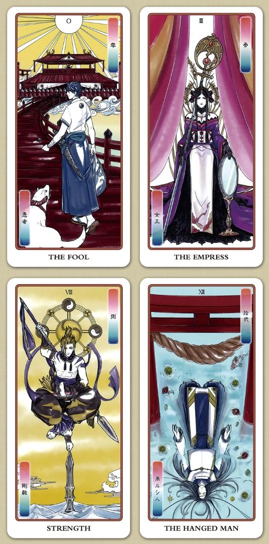 Tarot Cards - Japanese Myth Tarot Full Deck 日本神话罗塔牌 (China version ...
