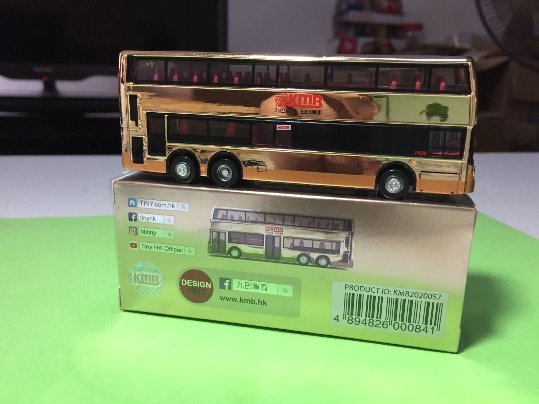 Tiny Hong Kong KMB 888 ADL Transbus Enviro500 Chrome Gold Member ...