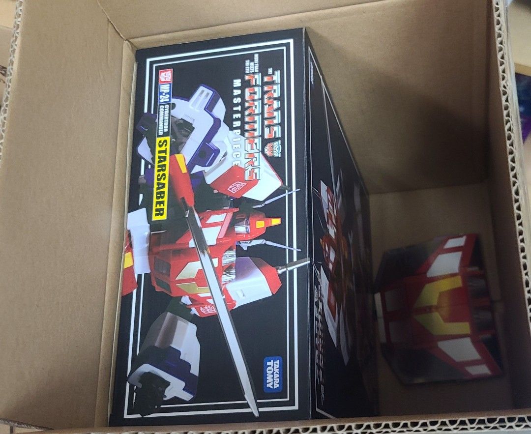 Transformers MP 24 Star Saber with limited edition coin, Hobbies & Toys ...