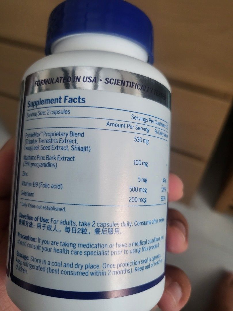 US clinicals Strong Fertile, Health & Nutrition, Health Supplements ...