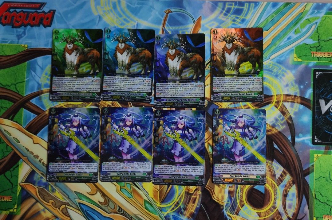 Vanguard Overdress DBT07 stoichea foils (English), Hobbies & Toys, Toys ...