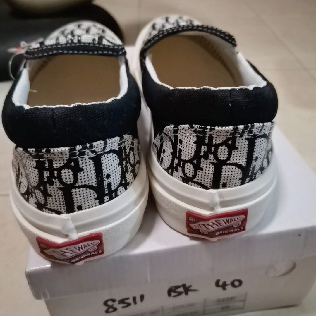 Vans Dior Men's/Women's Sneakers (Rare Collection), Men's Fashion ...