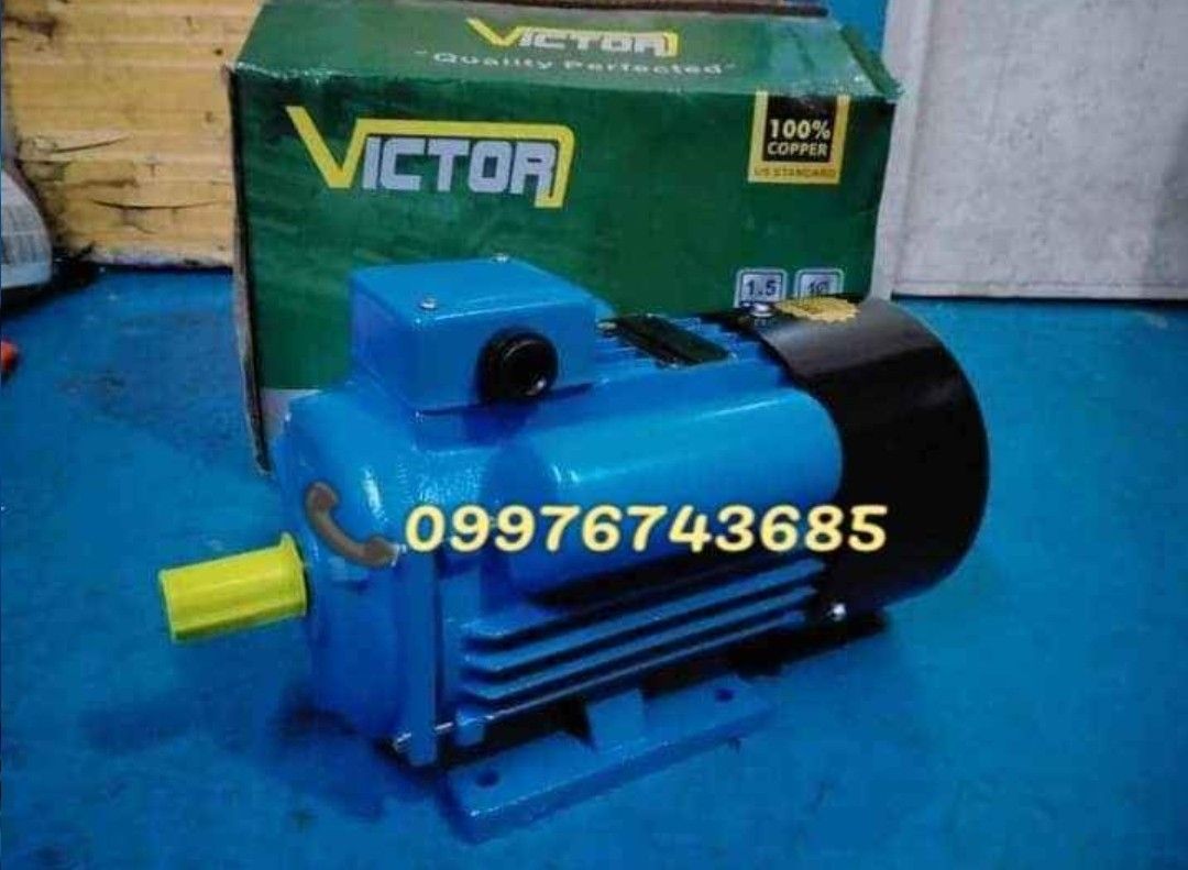 VICTOR 1HP-5HP Electric / Induction Motor, Pure Copper, Commercial ...