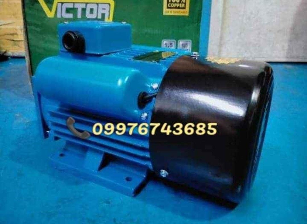 VICTOR 1HP-5HP Electric / Induction Motor, Pure Copper, Commercial ...