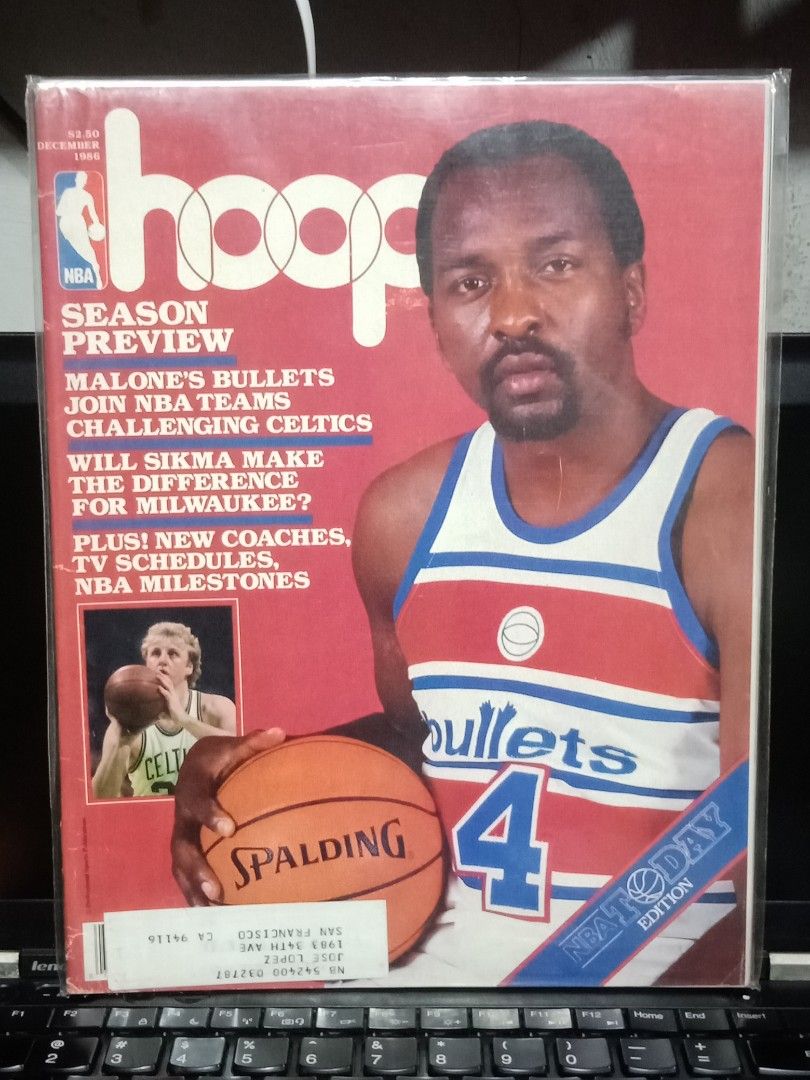 VINTAGE 1986 NBA HOOP MAGAZINE, Hobbies & Toys, Books & Magazines ...