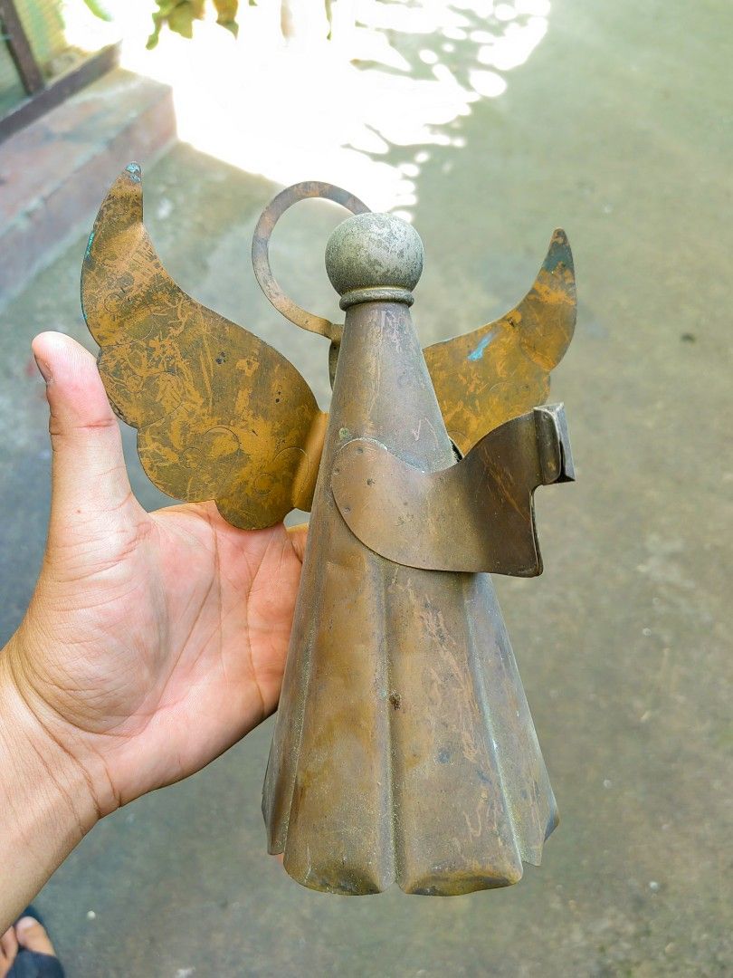 Vintage Bronze Copper Angels Altar Display, Hobbies & Toys, Memorabilia ...