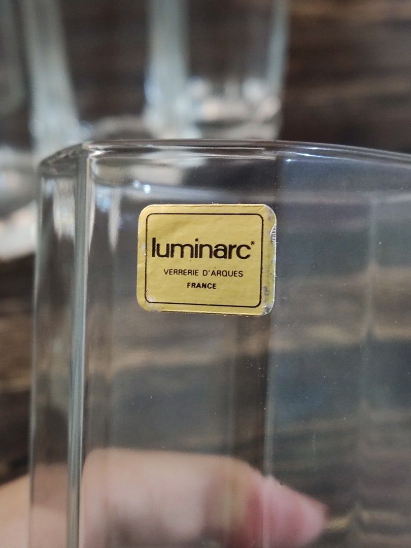 Vintage Luminarc Octime 7-pc set, Furniture & Home Living, Kitchenware ...