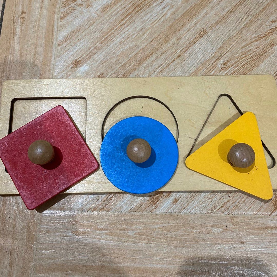 Wooden shape sorter, Hobbies & Toys, Toys & Games on Carousell