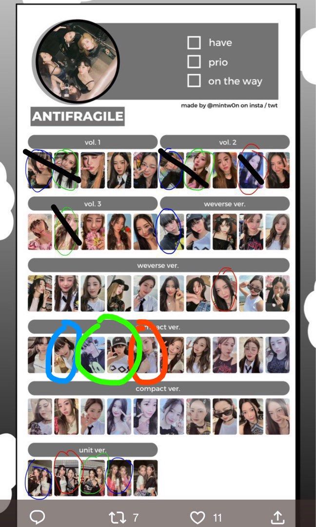 wtt lesserafim antifragile pc chaewon sakura eunchae yunjin kazuhua ...