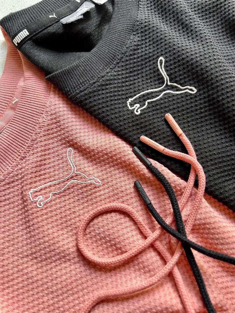 L AND PLUS SIZE Puma HER Tee Shirt Dress in Black and Pink, Women's ...