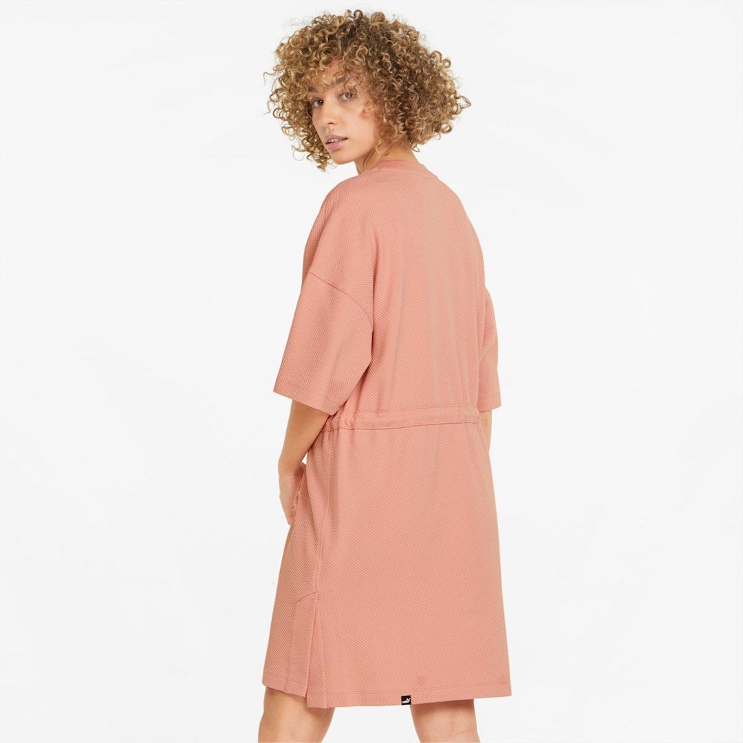 L AND PLUS SIZE Puma HER Tee Shirt Dress in Black and Pink, Women's ...