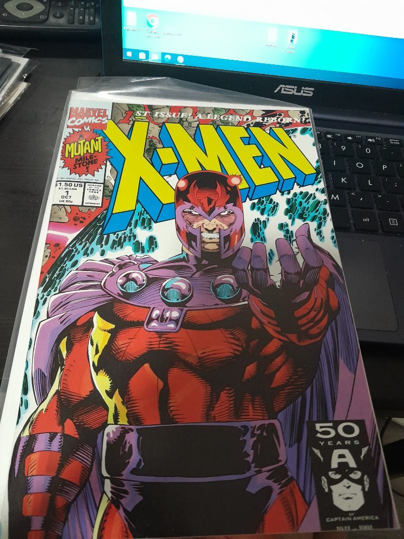 X-men #1 Jim Lee Magneto Comic, Hobbies & Toys, Books & Magazines ...