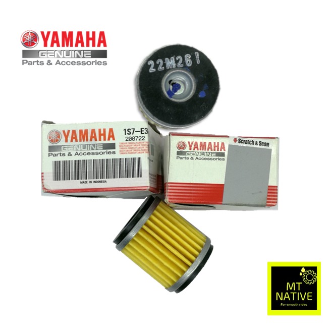 Yamaha 100 % ori Oil Filter LC135 Sniper 150 XMax 300 R15 V1 V2 V3 FZ150 SRL115 Y15ZR ...