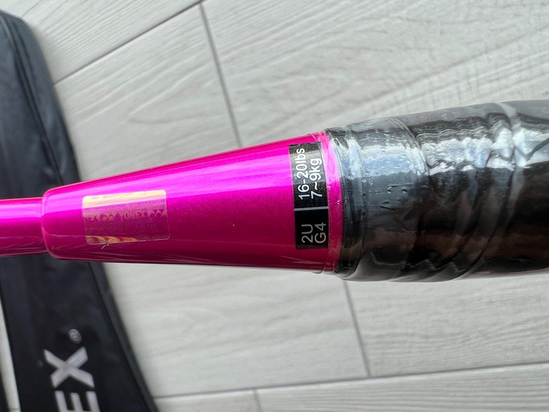 Yonex Nanoray 7000I G4-2U Badminton Racquet (pink), Sports Equipment ...