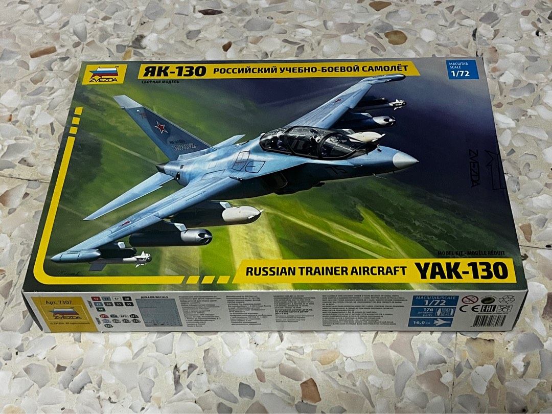 Zvezda Yak-130 Model Kit 1:72 Scale, Hobbies & Toys, Toys & Games on ...