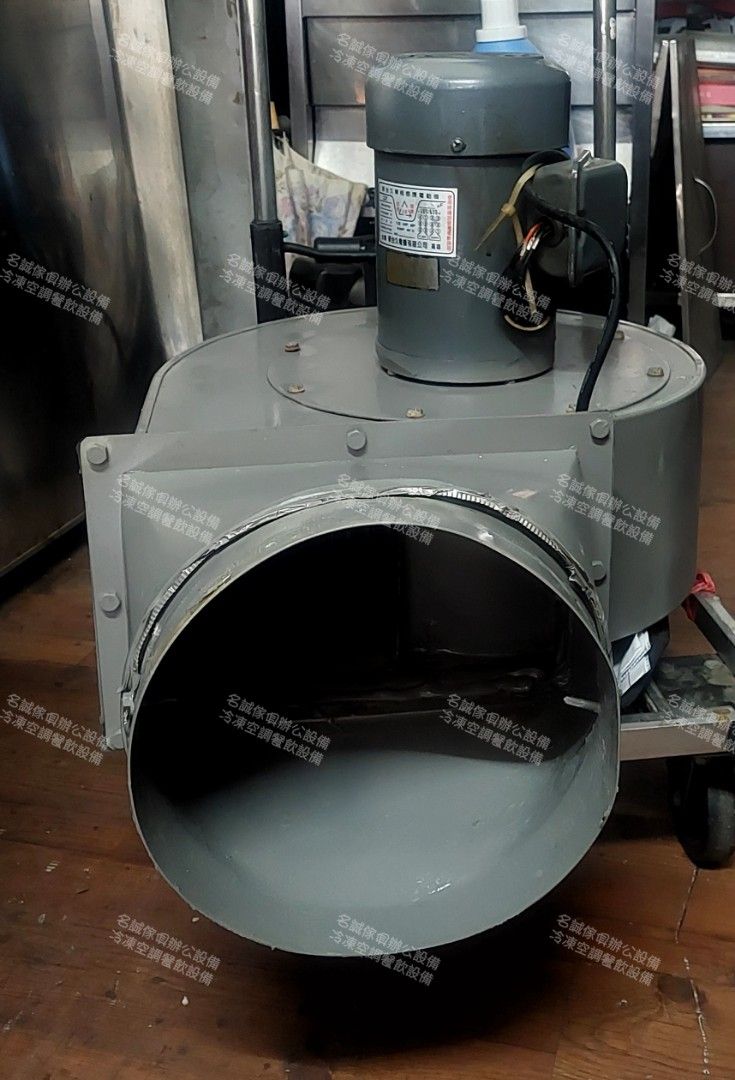 名誠傢俱辦公設備冷凍空調餐飲設備♤1/2HP 6P多翼式送風機 抽油煙機 炒台馬達 抽風機 排風機 風車 風鼓 鼓風機, 家具及居家用品, 廚具和餐具, 炊具及配件在旋轉拍賣