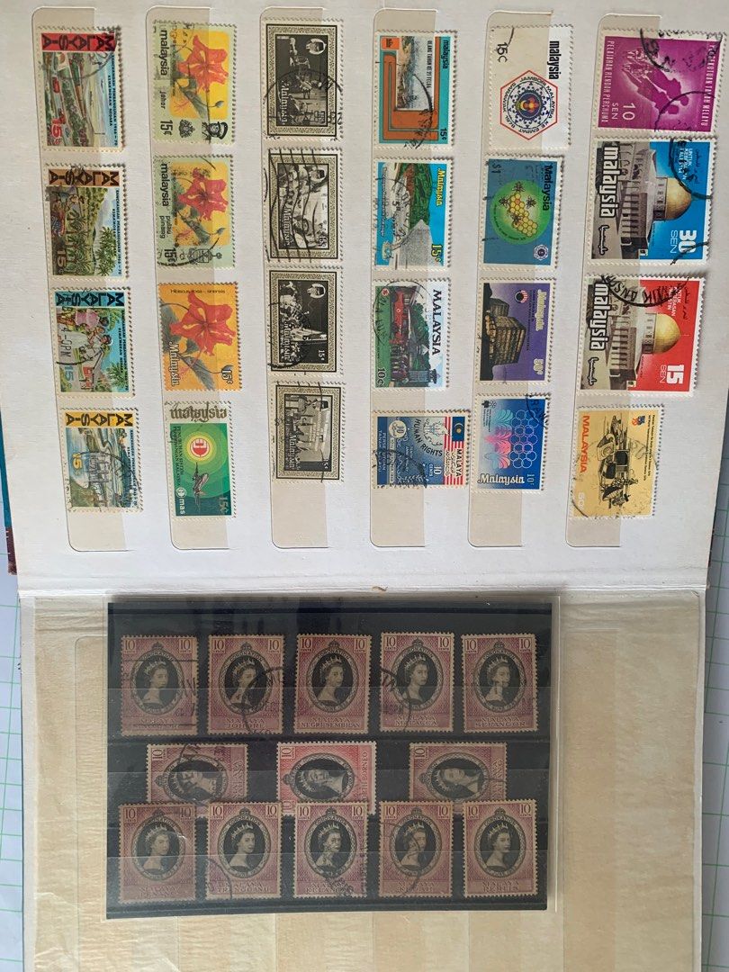 1 album of used postage stamps, Hobbies & Toys, Memorabilia & Collectibles, Stamps & Prints on ...