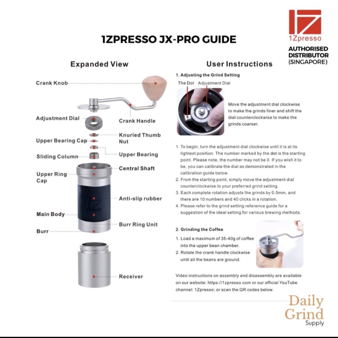 1Zpresso JX Pro Not timemore / comadante / Hario / Wacaco, TV & Home ...