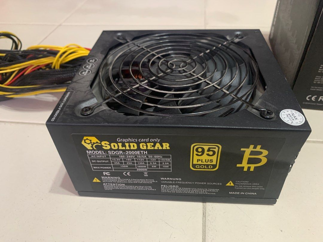 2000w Psu Power supply solid gear psu, Computers & Tech, Parts ...