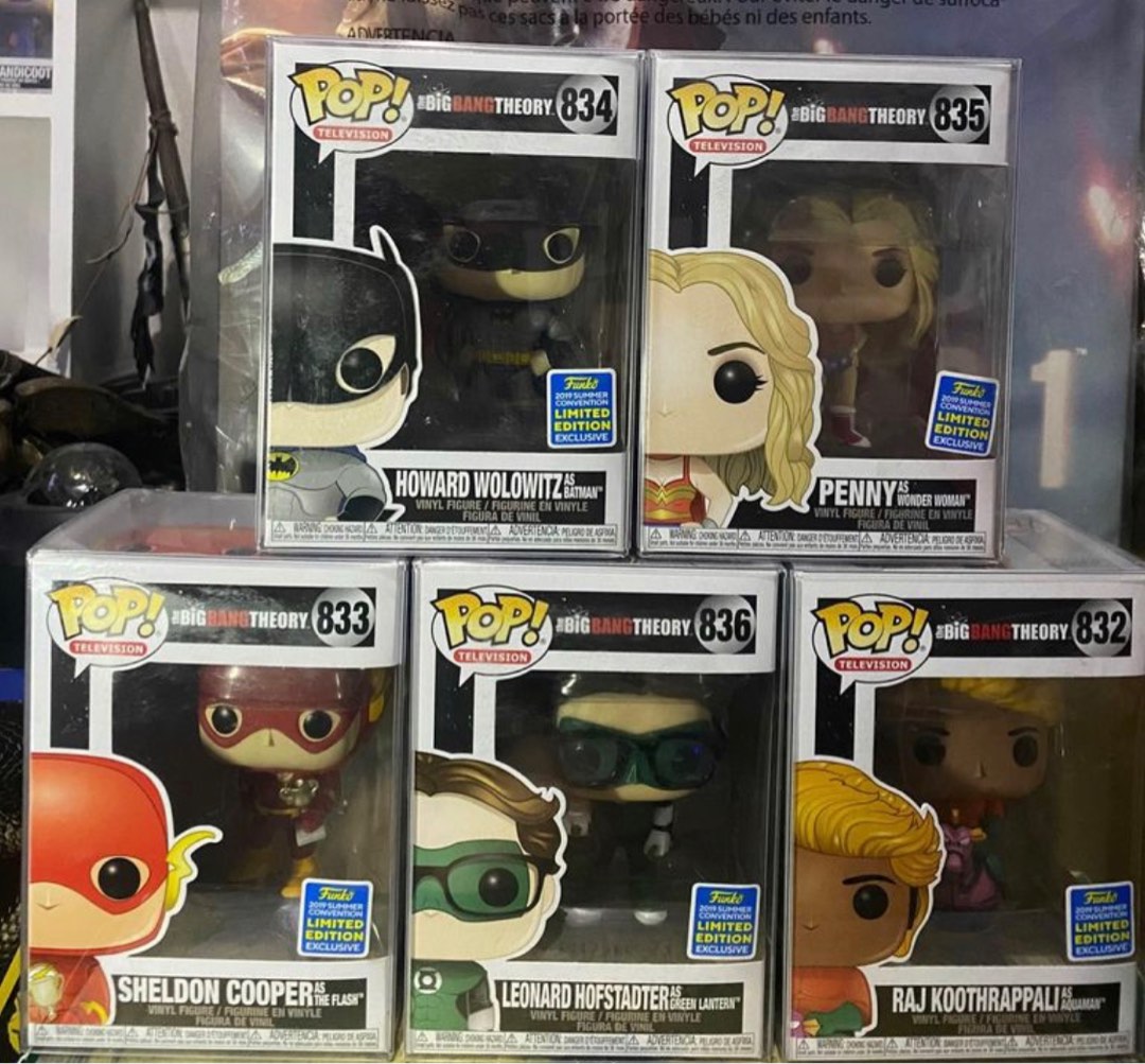 2019 SDCC Shared Sticker Big Bang Theory Funko Pops, Hobbies & Toys ...