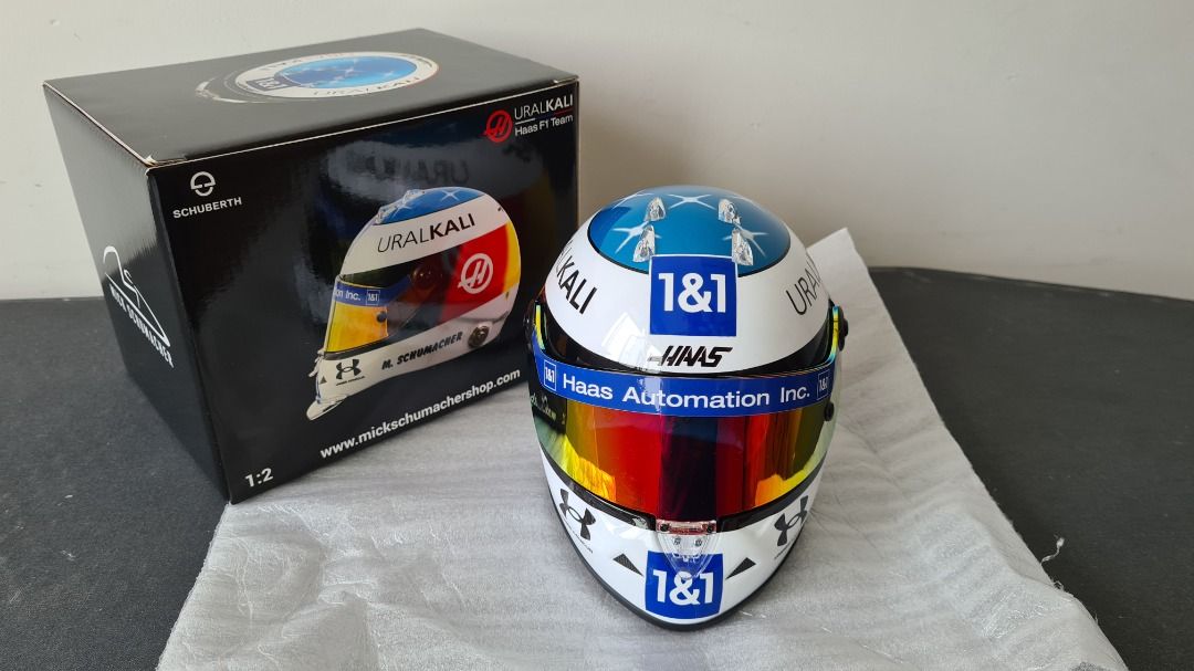 2021 mini 1/2 scale F1 helmet (Lewis Hamilton, Carlos Sainz, Charles ...