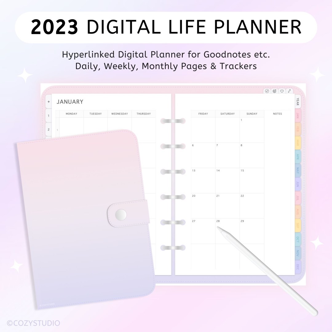 2023 Digital Life Planner for GoodNotes and other apps supporting PDF ...