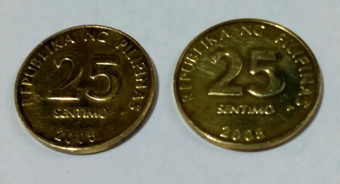 25 Sentimo BSP Coins, Hobbies & Toys, Memorabilia & Collectibles ...