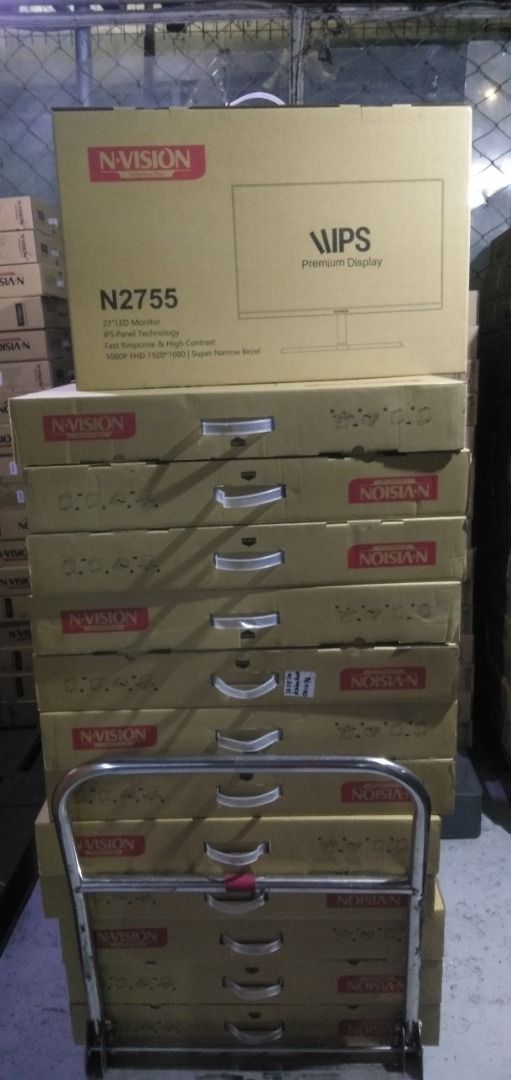 27" N-VISION N2755 WHITE IPS MONITOR, Computers & Tech, Desktops on ...