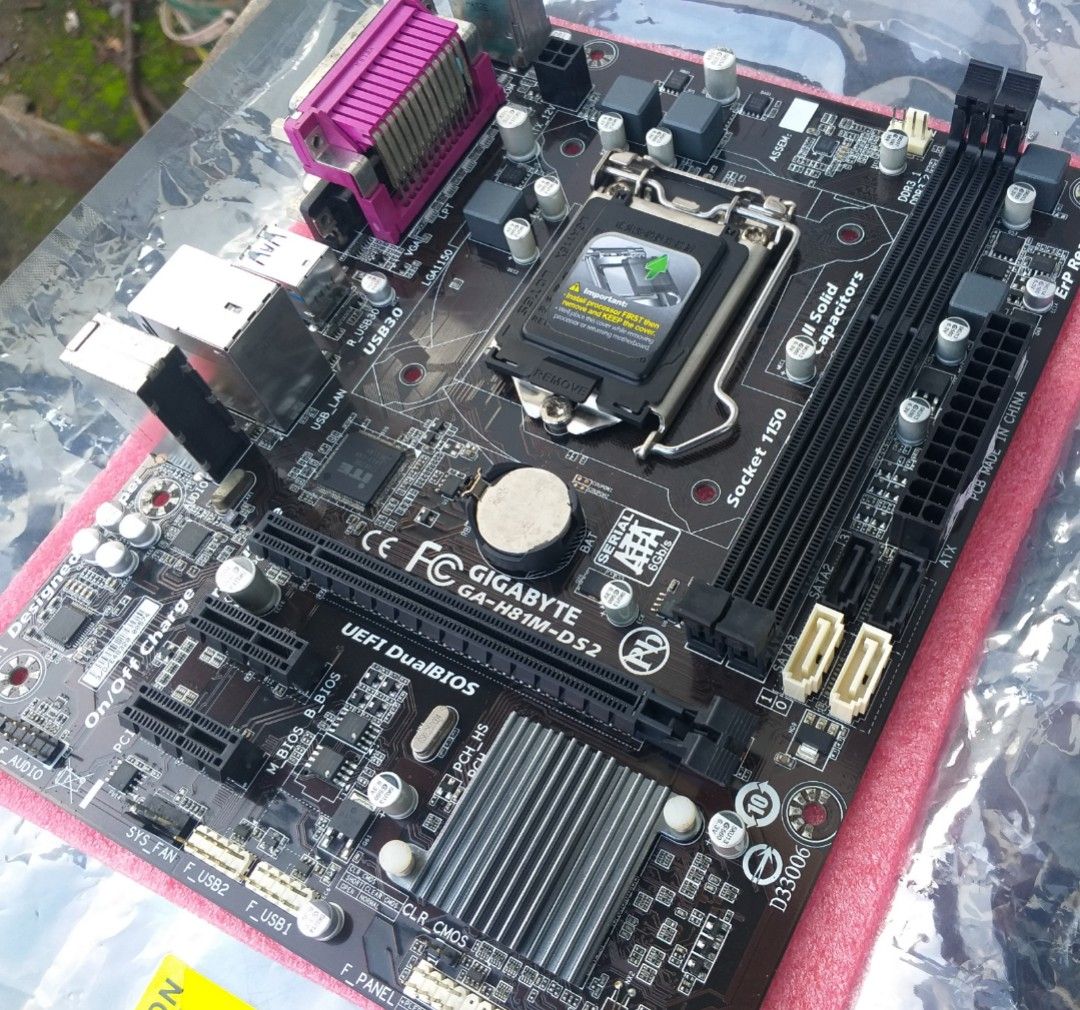 4th gen LGA 1150 motherboard, Computers & Tech, Parts & Accessories ...