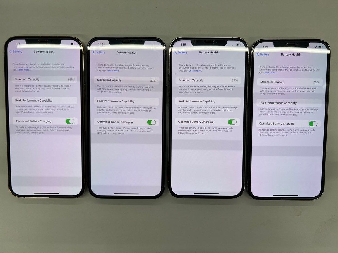 [5G] IPHONE 12 PRO MAX 256GB GOLD/SILVER/GRAPHITE/BLUE BATTERY HEALTH 85-100, Mobile Phones ...