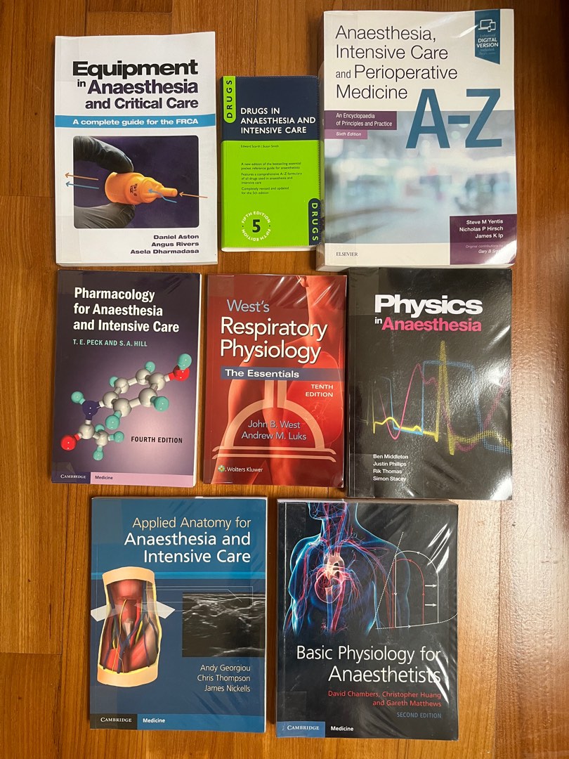 Anaesthesia textbooks - all 8 for $50 total, Hobbies & Toys, Books ...