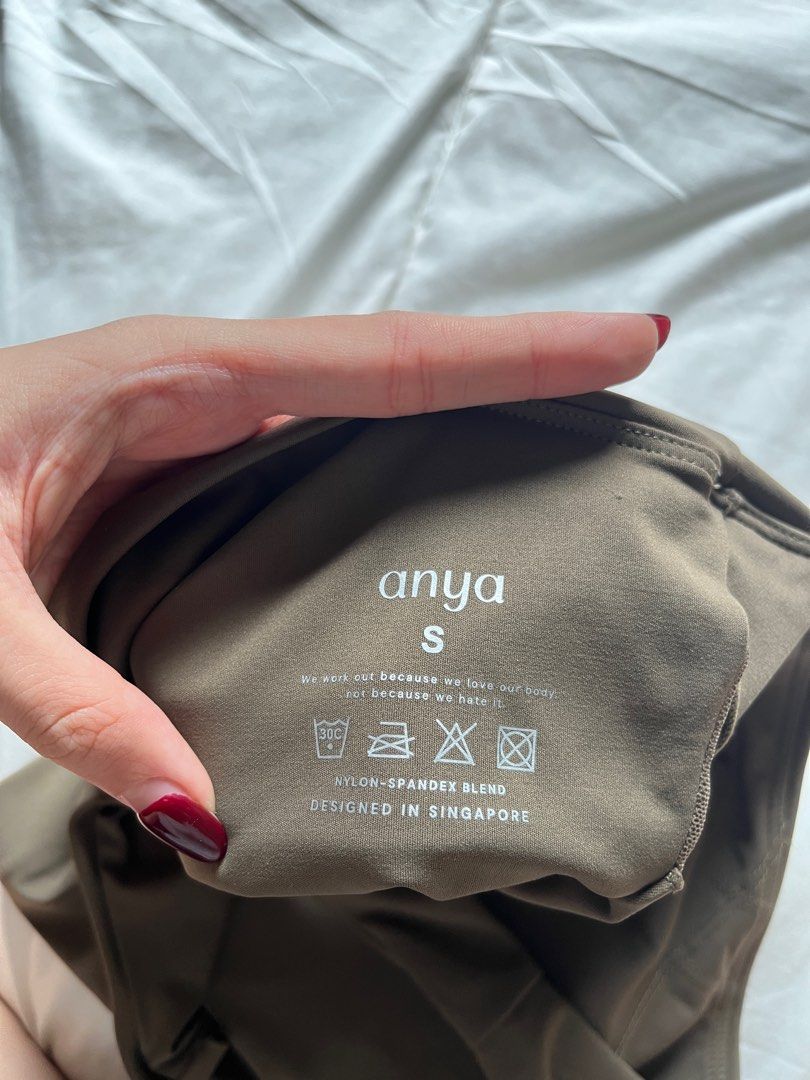 Anya Active DreamLux Toga Bra in Hojicha, Women's Fashion, Activewear ...