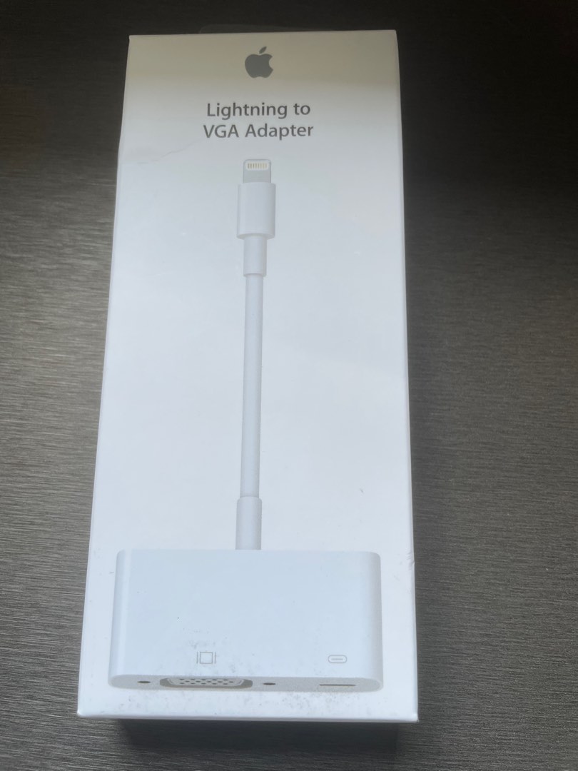 Apple Lightning to VGA adapter, Computers & Tech, Parts & Accessories ...